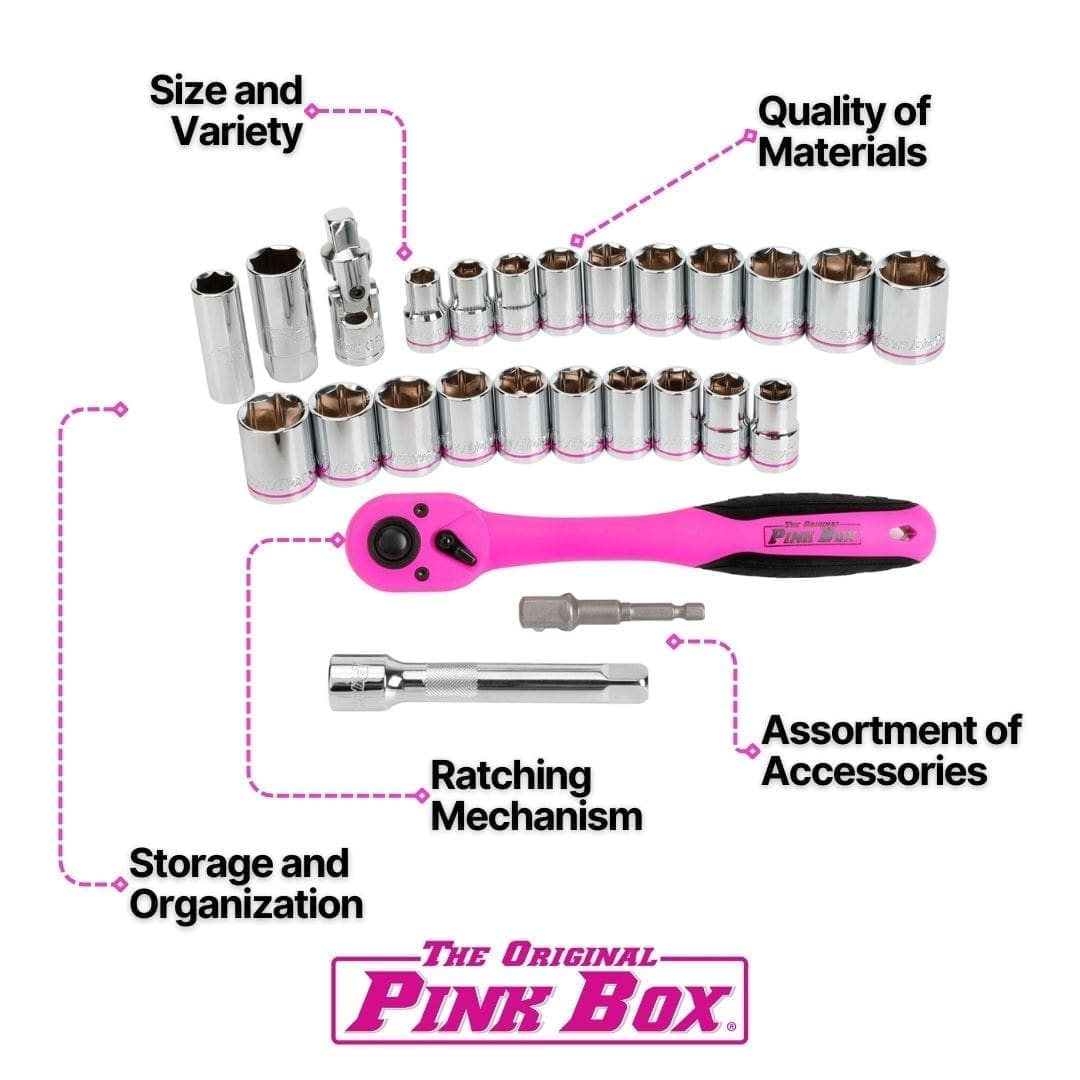 Superb Socket Set THE ORIGINAL PINK BOX